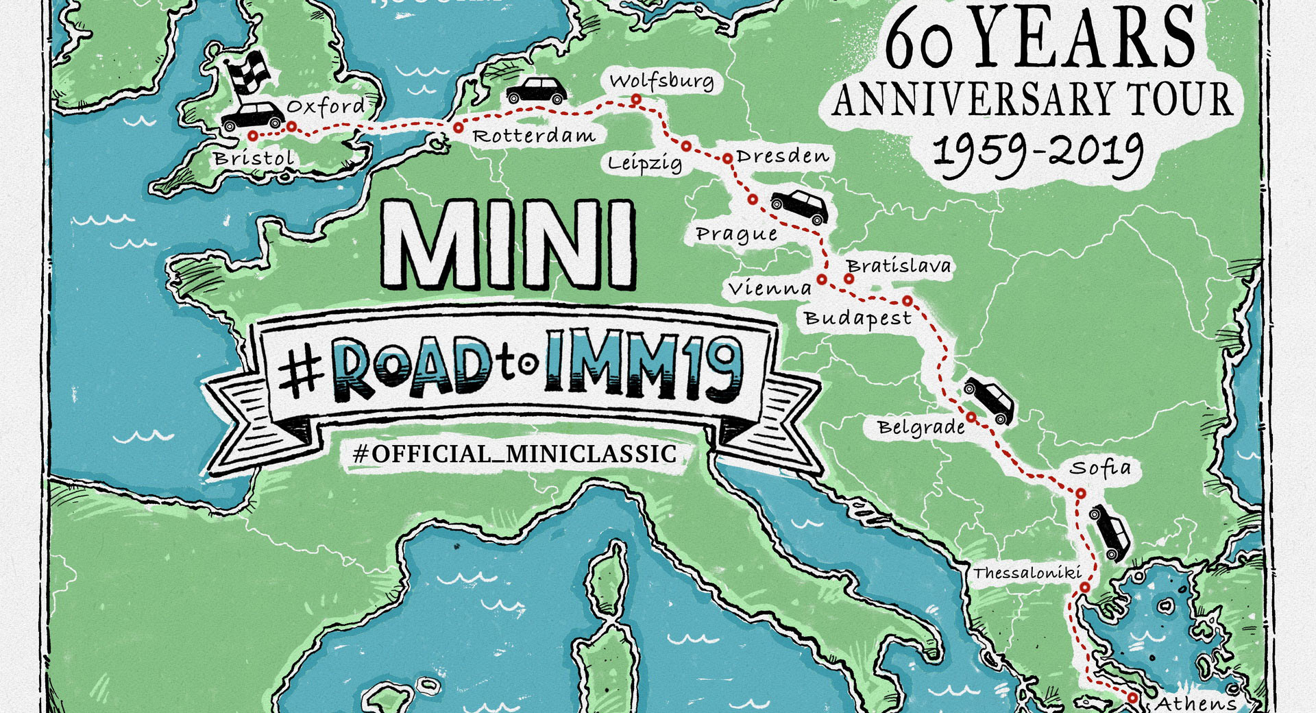 Mini Celebrates 60th Anniversary With Tour Across Europe | Carscoops