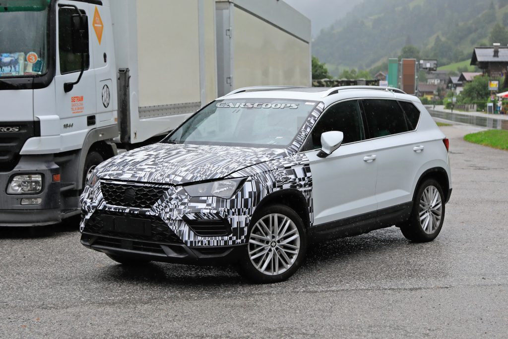 2020 Seat Ateca Facelift Makes Its Spy Debut Hiding A Subtle Design ...