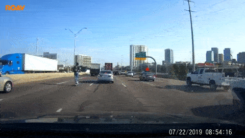 Commuter On Death Wish Rides Electric Scooter On Texas Highway! | Carscoops