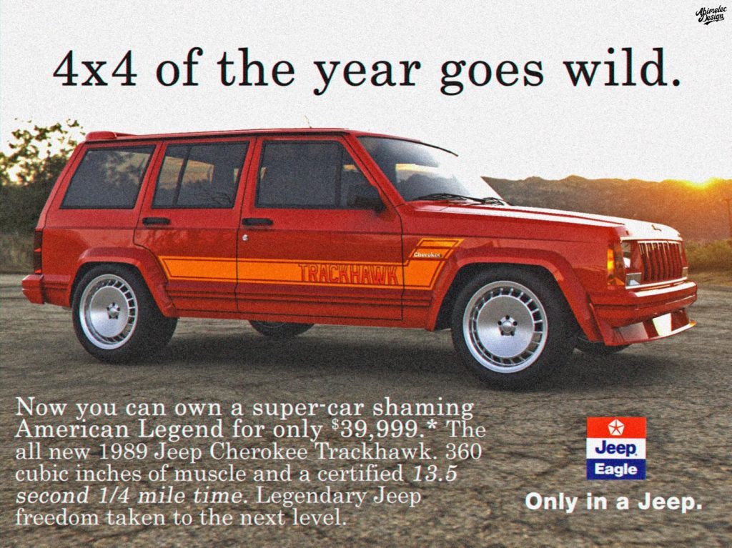 A Jeep Cherokee Trackhawk In 1989 Would Have Rocked The SUV World ...