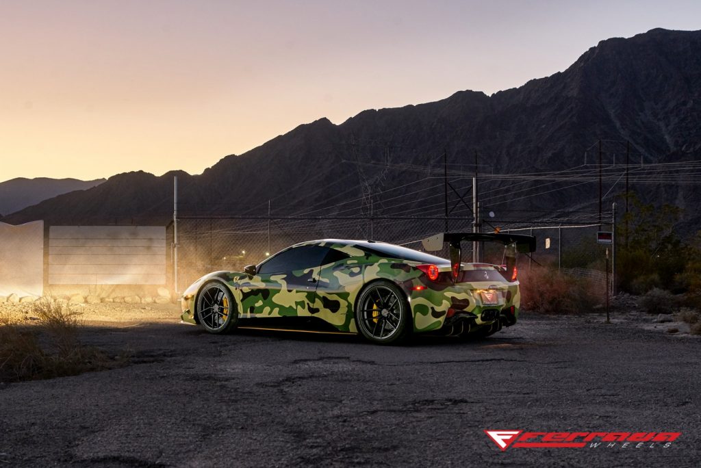 Camo’d Ferrari 458 Italia Is Craving For Attention, Heads To Vegas For ...