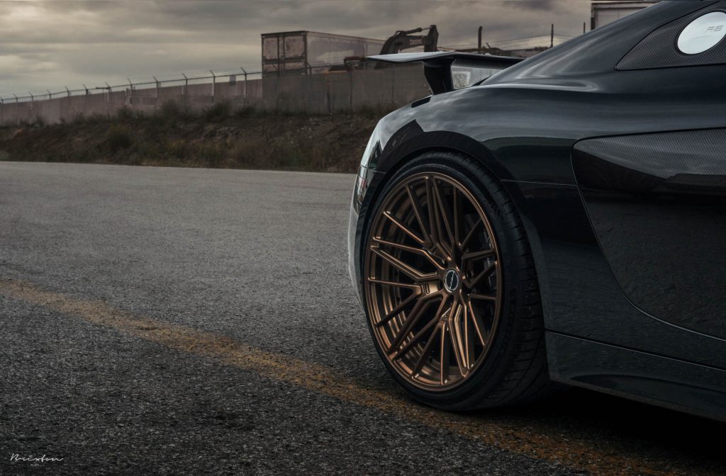 This Audi R8 Is A Perfect Example Showing Dark Grey And Bronze Do Match ...