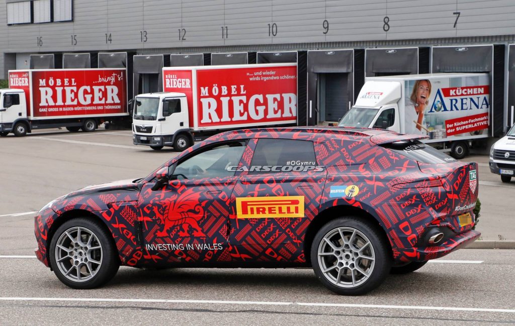 Aston Martin DBX Reveals Dramatic Rear End With Vantage-Inspired ...