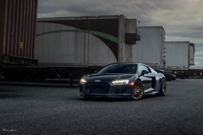 This Audi R8 Is A Perfect Example Showing Dark Grey And Bronze Do Match ...
