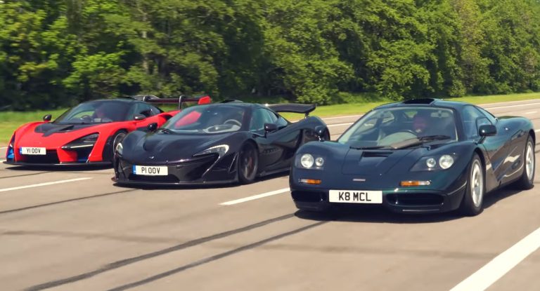 McLaren’s Legendary F1 XP5 Prototype Meets Its Successors | Carscoops