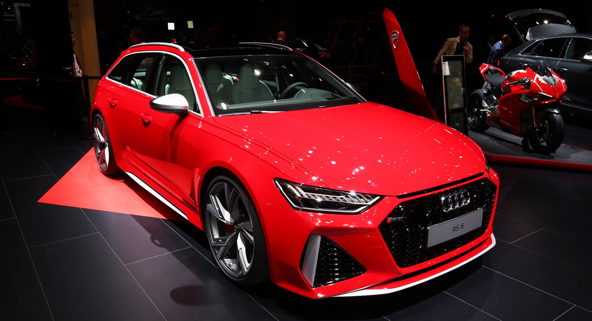 Red Audi Sports Car