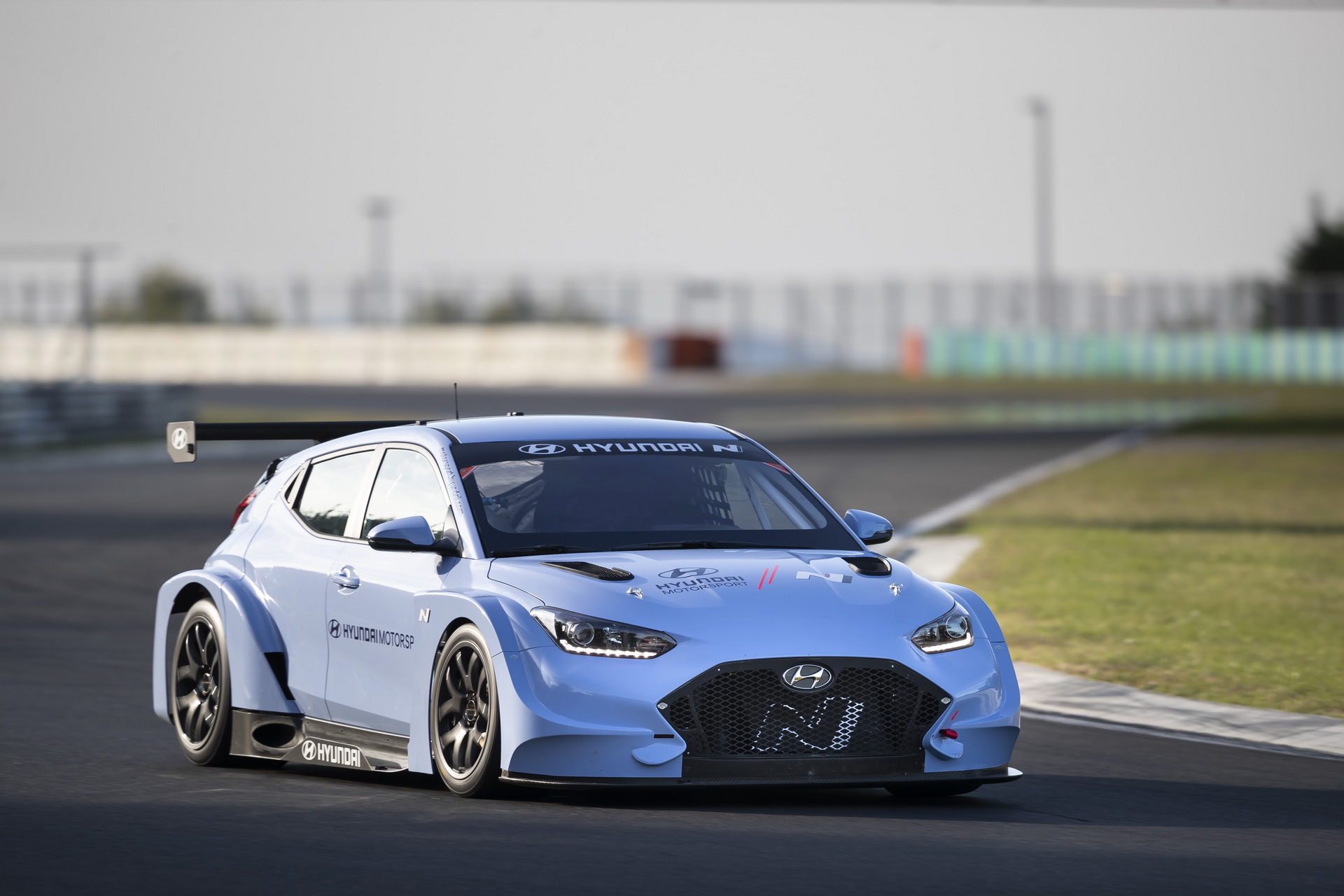 Hyundai Starts Real-Life Testing Of Electric Veloster N ETCR Racer ...