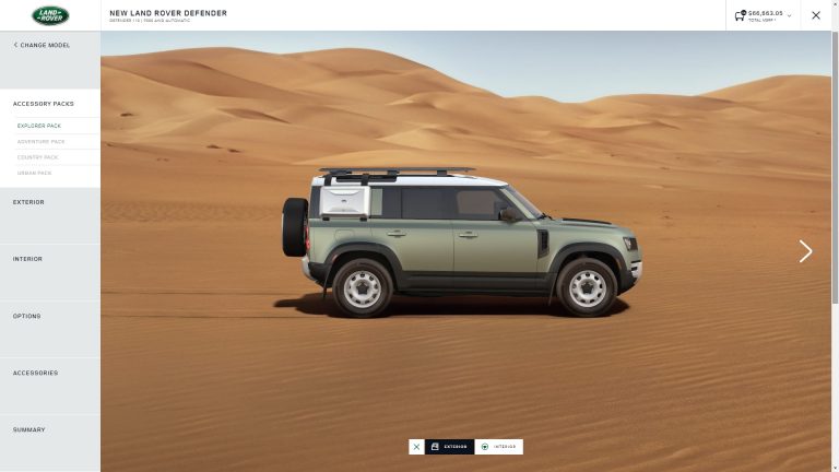 Build And Show Us Your Perfect 2020 Land Rover Defender With The ...