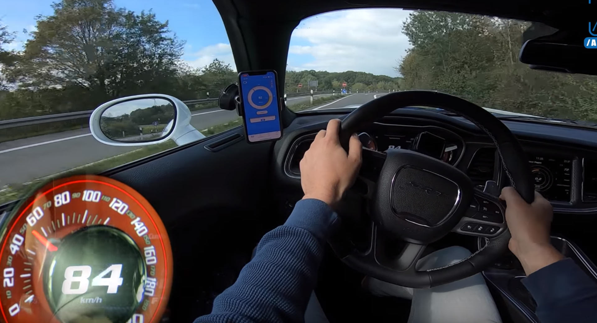 Dodge Challenger Hellcat Taken To The Only Public Road It Can Legally ...