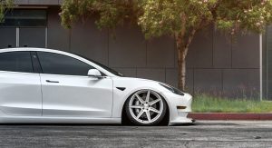 Someone Created A Tesla Model 3 Low-Rider Because Why Not? | Carscoops
