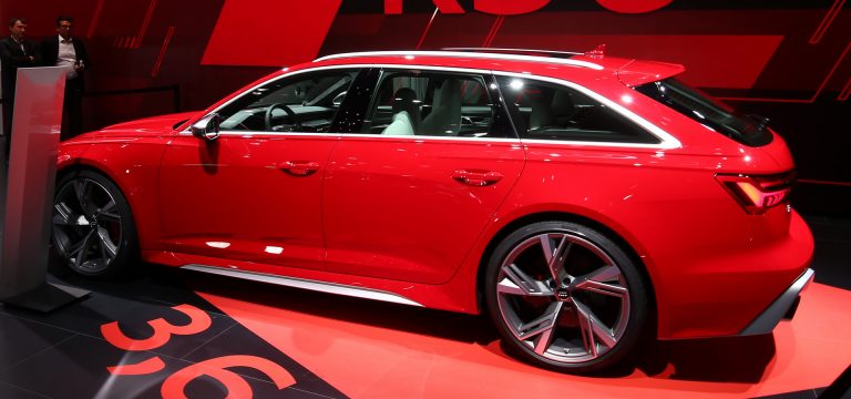 Glossy Red 2020 Audi RS6 Avant Is Frankfurt’s Most Extreme Family Car ...