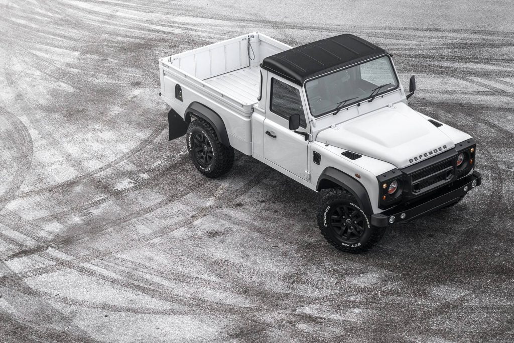 At $42k, Chelsea Truck’s Custom Land Rover Defender Pickup Is A Steal ...