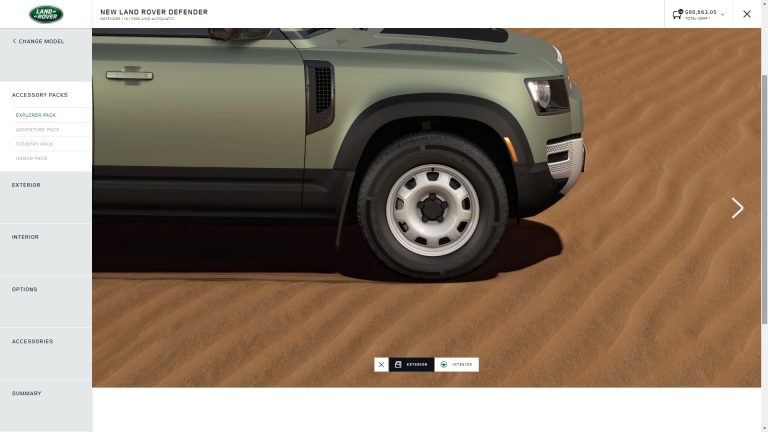 Build And Show Us Your Perfect 2020 Land Rover Defender With The ...