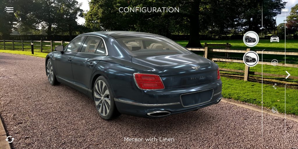 Bentley Made An App So You Can Virtually Park A Flying Spur Anywhere ...