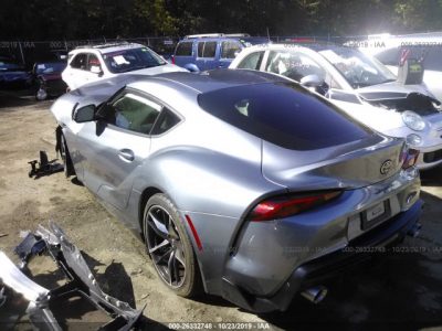 2020 Toyota Supra Driver Floors It, Crashes Right Into A Tree | Carscoops