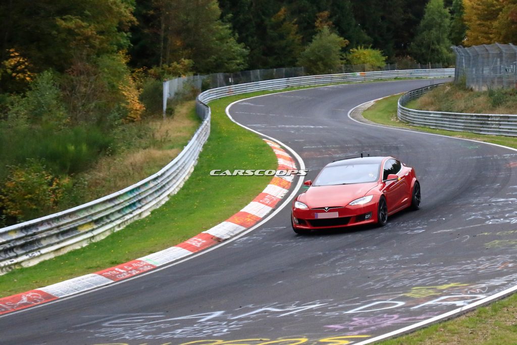 Tesla Model S Returns To The Nurburgring With Some Wild Aero | Carscoops