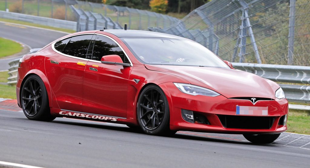 Tesla Model S Returns To The Nurburgring With Some Wild Aero | Carscoops