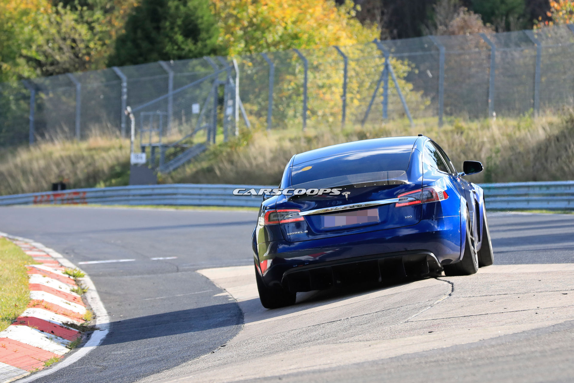 Tesla’s Model S Plaid Prototype Has Sprouted A Massive Rear Wing ...