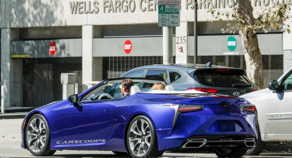 2020 Lexus LC Convertible Spotted Undisguised During Photoshoot On The ...