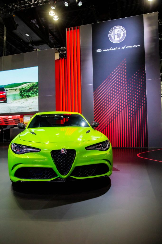 Neon-Green Giulia Quadrifoglio Steals The Lime Light At Alfa’s LA Stand ...