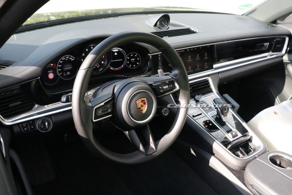 Facelifted 2021 Porsche Panamera Sport Turismo Spotted With Mild ...