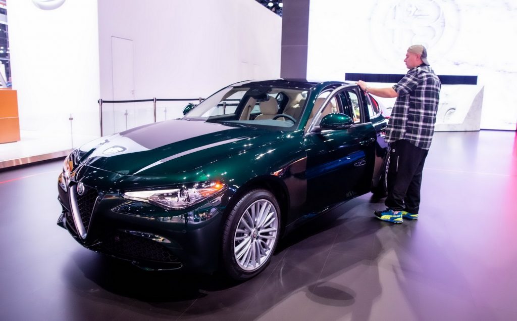 Neon-Green Giulia Quadrifoglio Steals The Lime Light At Alfa’s LA Stand ...