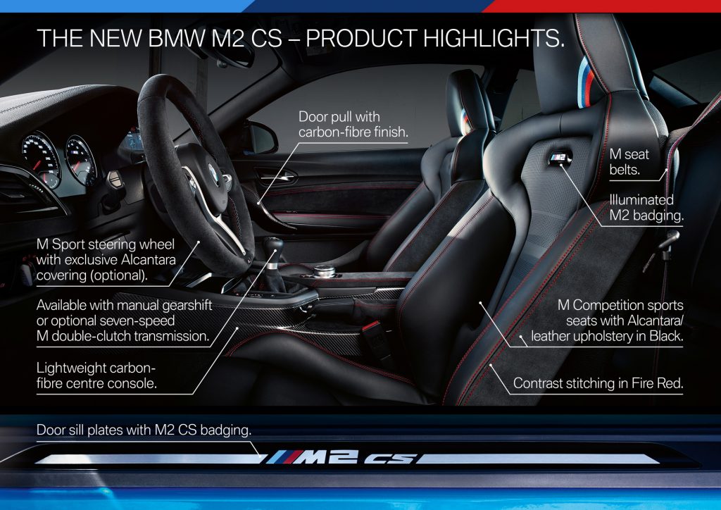 2020 BMW M2 CS Goes Official With 444 HP, A Six-Speed Manual And Carbon ...