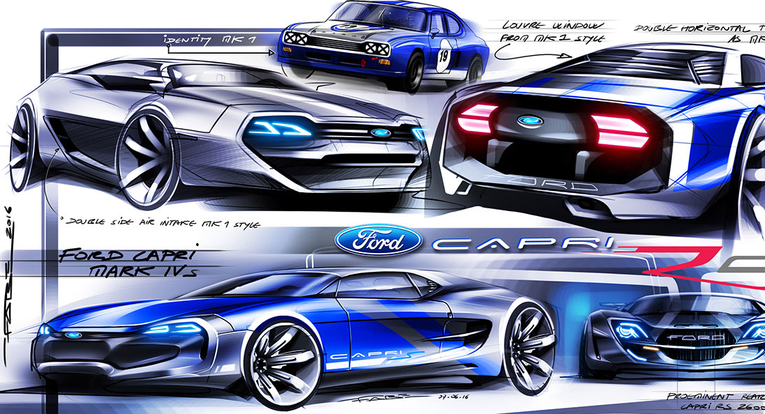Ford Capri To Make A Return? “Who Would Not Want That?”, Says Design ...