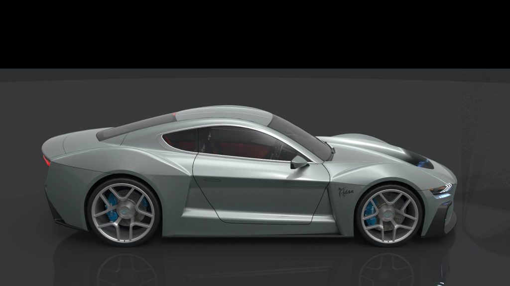 2025 Ford Mustang Electric Study Envisions Muscle Car Of The Near ...