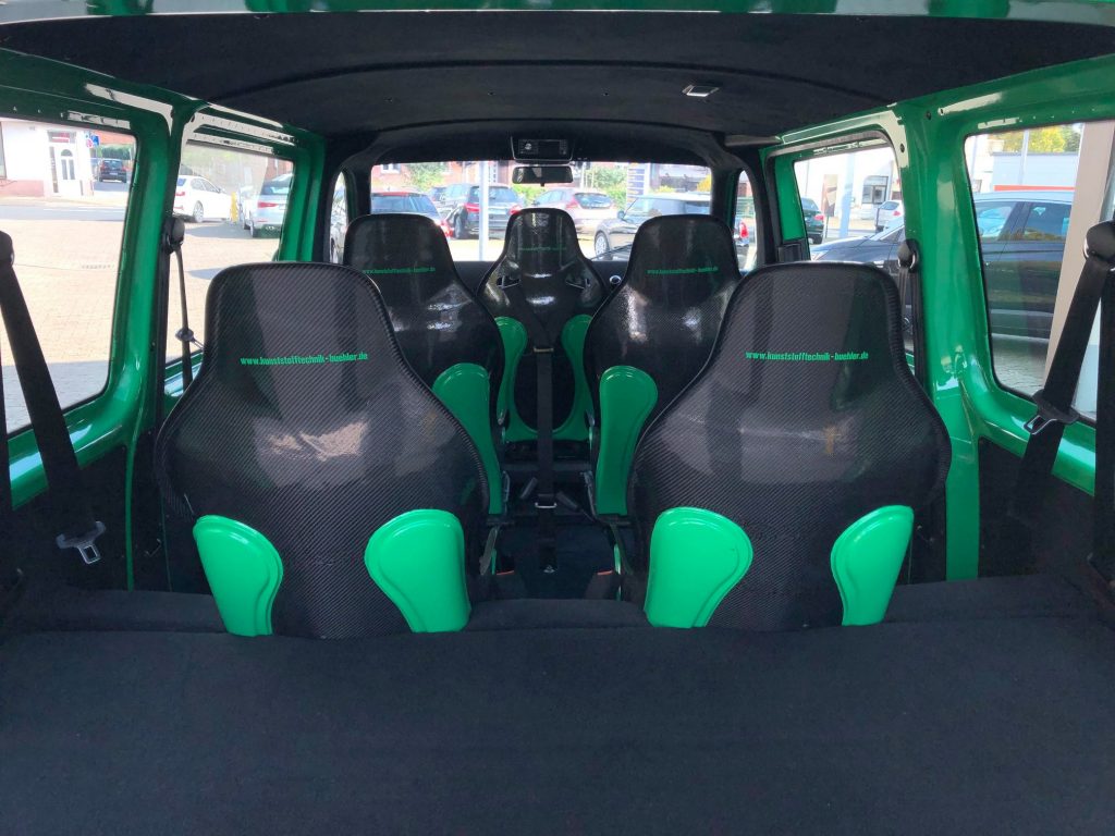 This Porsche 911 Turbo-Powered VW T5 Bus Has A Central Driving Position ...
