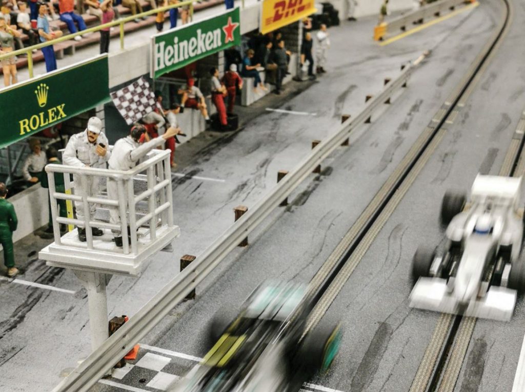 Admit It, This Massive 1:32 Scale F1 Slot Car Race Track Is What You ...