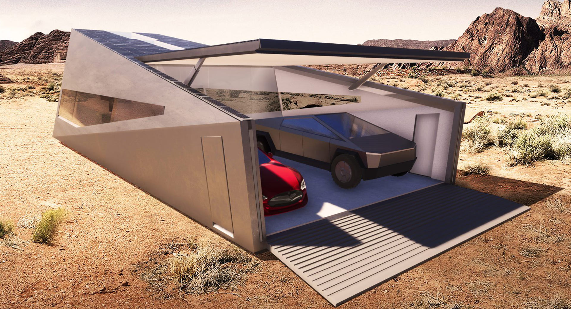 Tesla’s Cybertruck Needs An Appropriate Garage: Meet The Cybunker ...