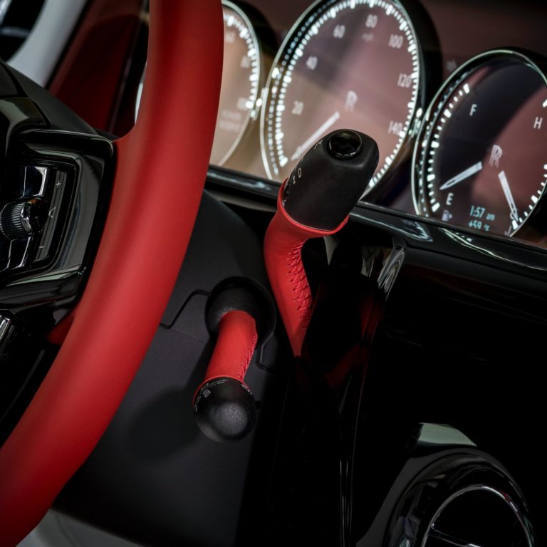One-Off Red Rolls Royce Phantom Has Crystal Particles Fused In Its ...