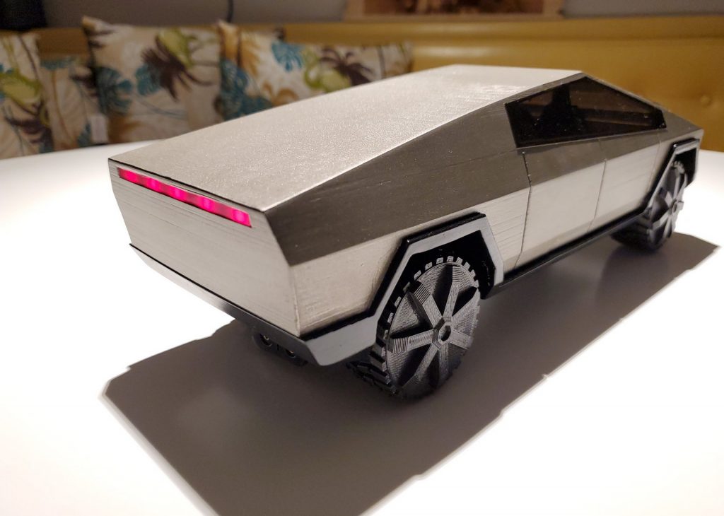 This Guy 3D-Printed His Own Tesla Cybertruck Scale Model And You Can ...