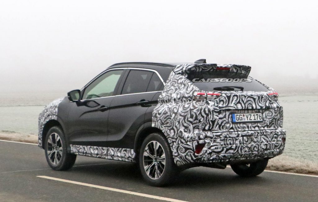 2021 Mitsubishi Eclipse Cross Makes Spy Debut With Updated Styling ...