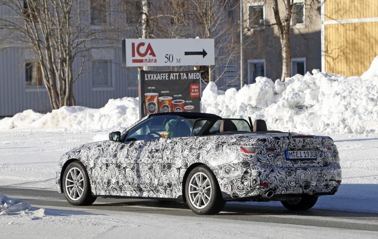 New BMW 4 Series Convertible Blows Its Top Off In Latest Spy Shots ...