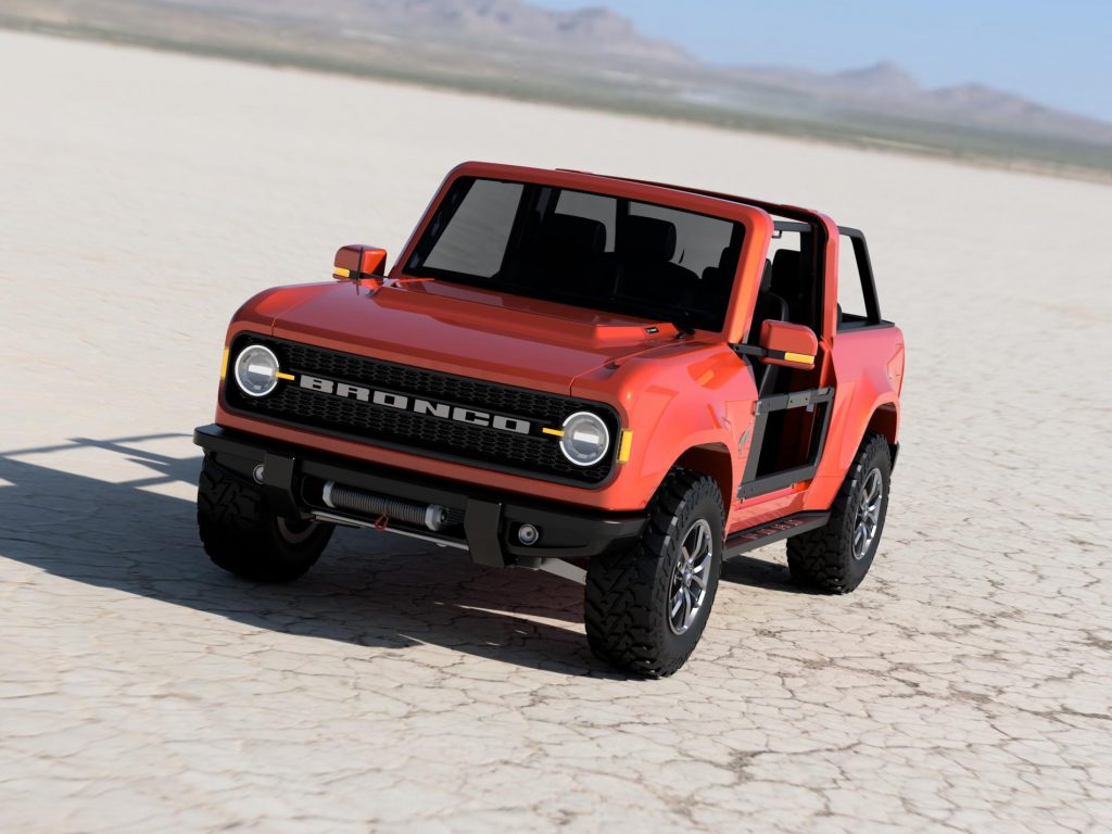 Retrolicious 2021 Ford Bronco Envisioned In Roofless, Doorless And ...