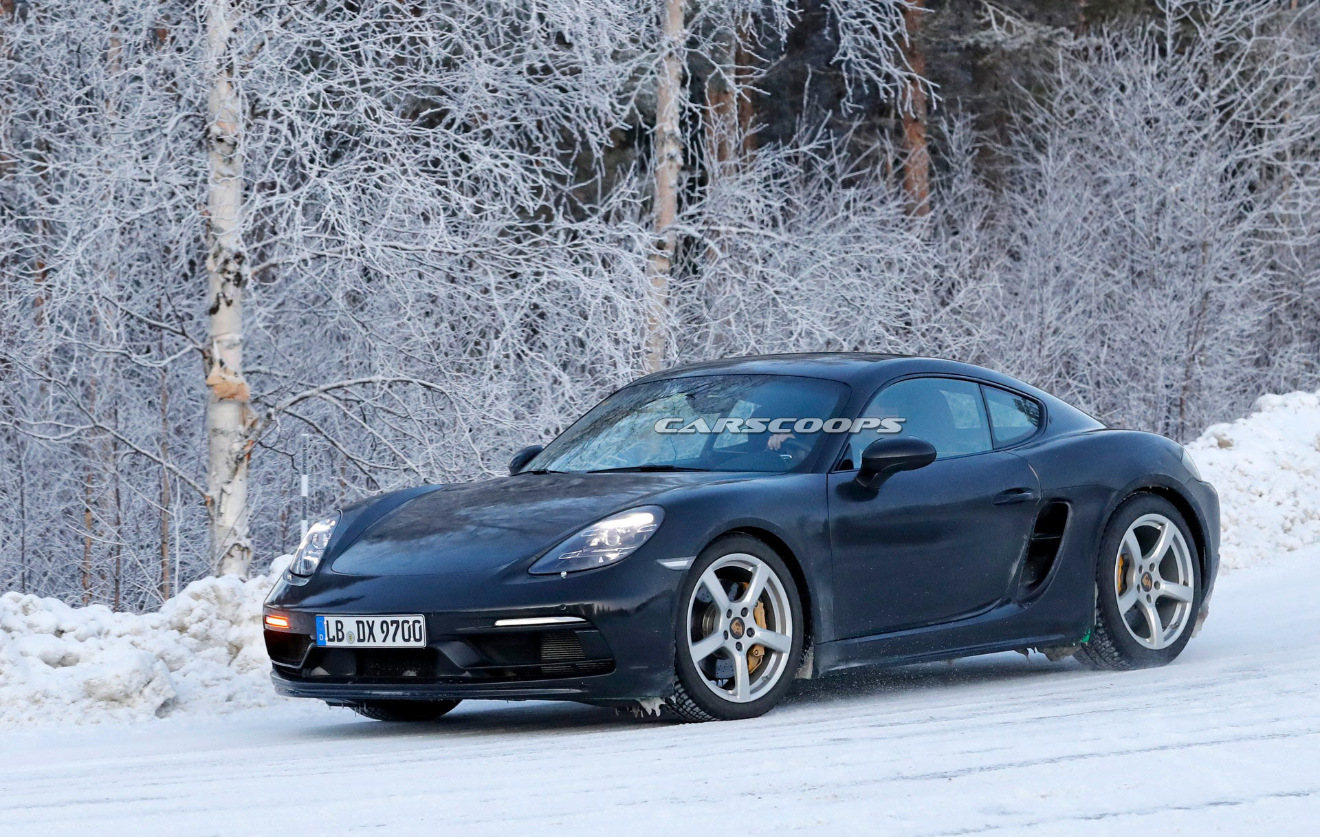 Porsche 718 Cayman GTS Spotted With Possible Six-Cylinder Engine ...