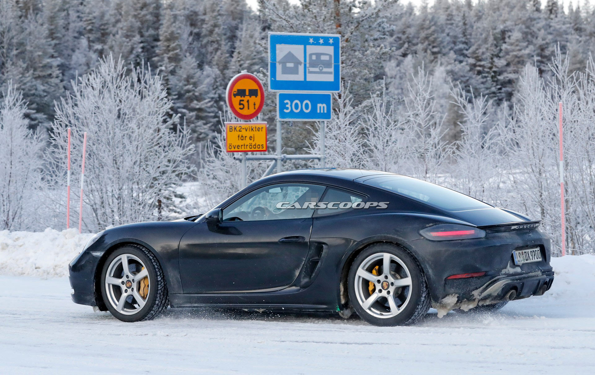 Porsche 718 Cayman GTS Spotted With Possible Six-Cylinder Engine ...