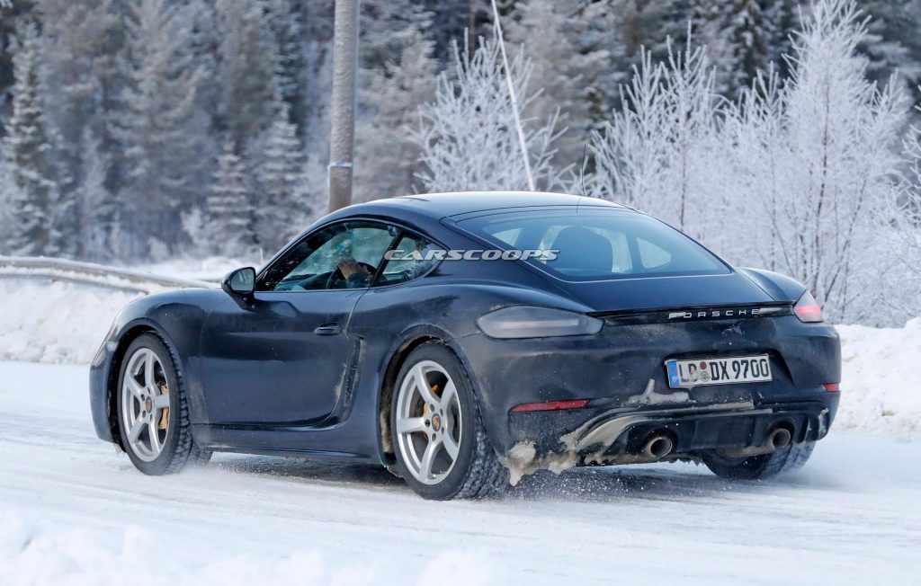 Porsche 718 Cayman GTS Spotted With Possible Six-Cylinder Engine ...