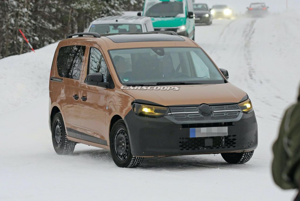 2021 VW Caddy Sheds Camouflage, Doesn’t Reveal All Of Its Secrets Just ...