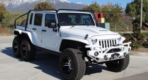 This Six-Wheeled Jeep Wrangler Is All About Show, But It'll Still Cost ...
