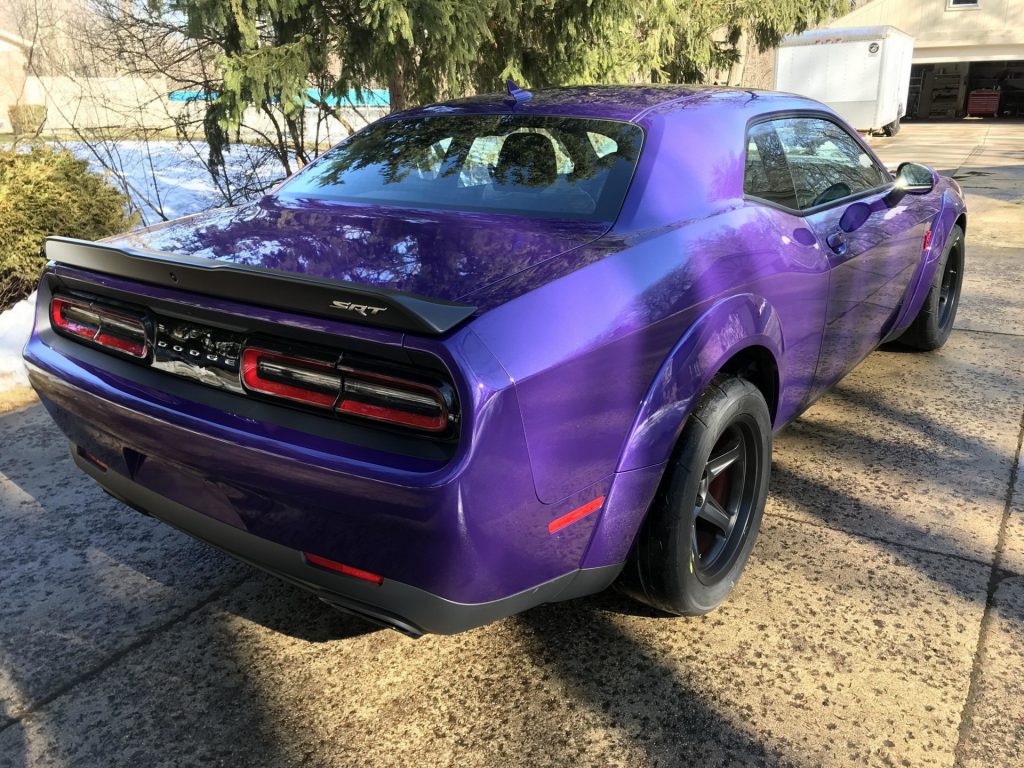 The Power Of This 2018 Dodge Challenger Demon With Factory Miles ...