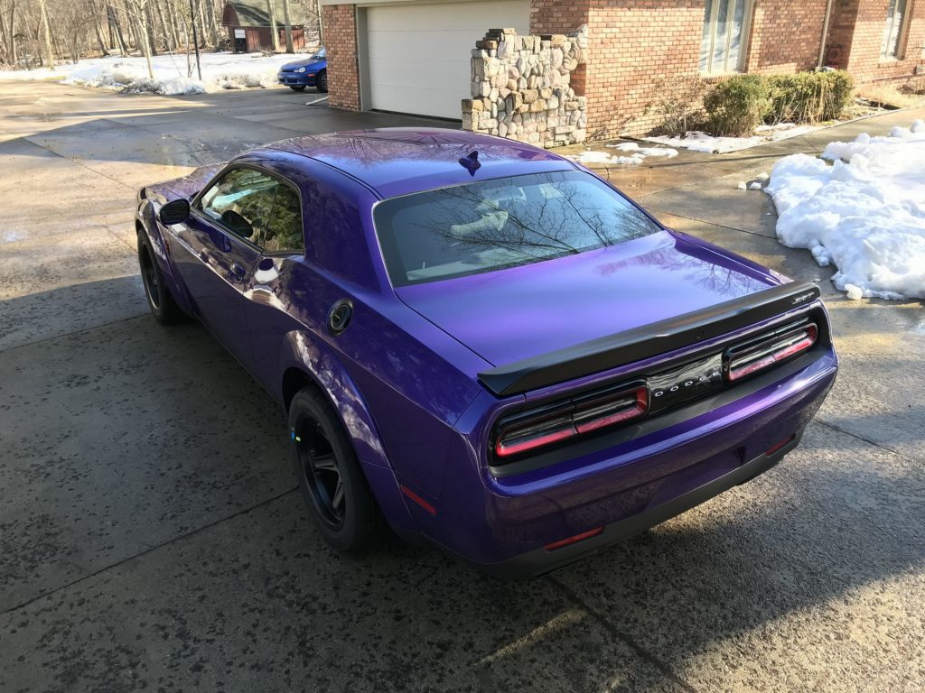 The Power Of This 2018 Dodge Challenger Demon With Factory Miles ...