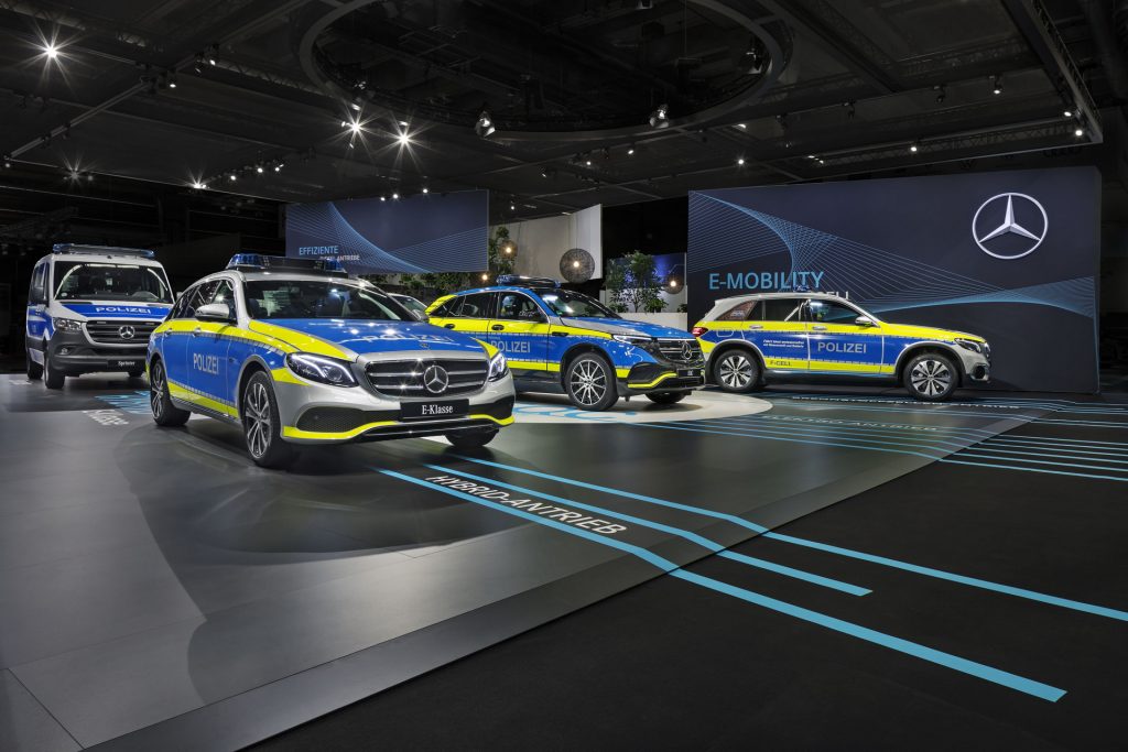 EQC Electric SUV Quietly Leads Mercedes’ New Police Car And Van ...