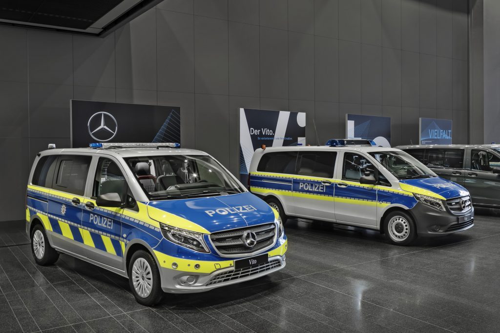 EQC Electric SUV Quietly Leads Mercedes’ New Police Car And Van ...