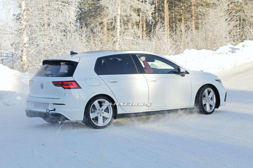 2021 VW Golf R Shows Up Completely Undisguised, Looks Exactly How You ...
