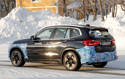 BMW iX3 Spotted Testing Its Lightweight Aerodynamic Wheels | Carscoops