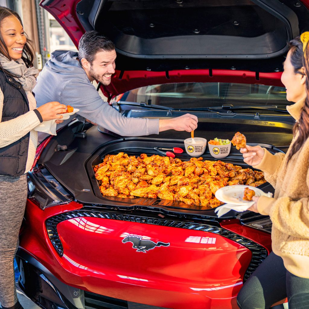 Ford Mustang Mach-E’s Frunk Works Perfectly For Tailgate Parties ...