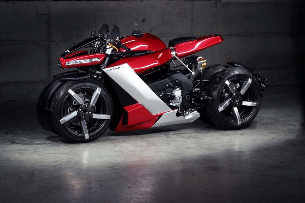Lazareth LM 410 Is A Four-Wheeled Motorcycle With A Yamaha R1 Engine ...